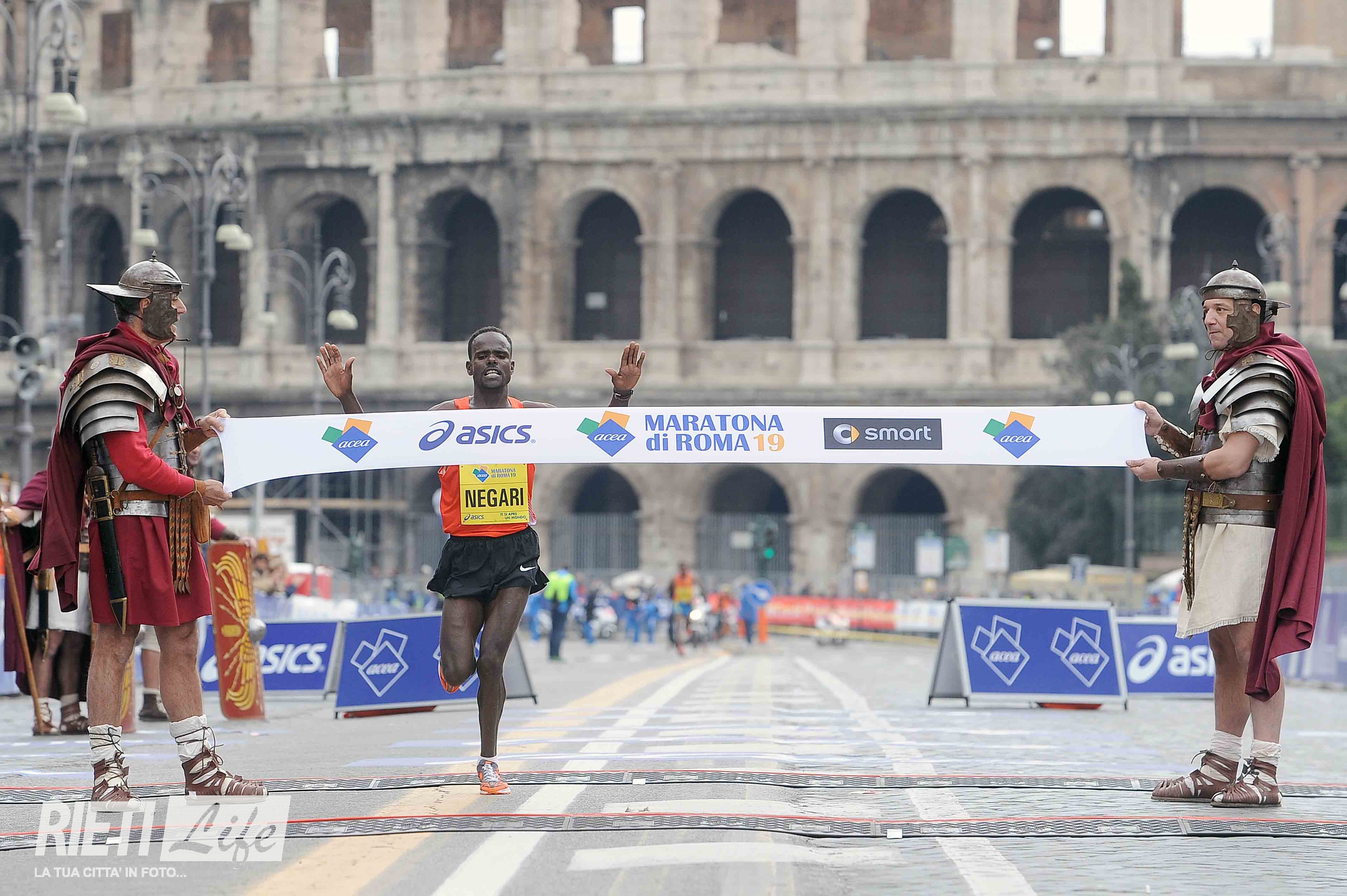 L'ETIOPE NEGARI TRIONFA ALLA MARATONA DI ROMA - Rieti Life