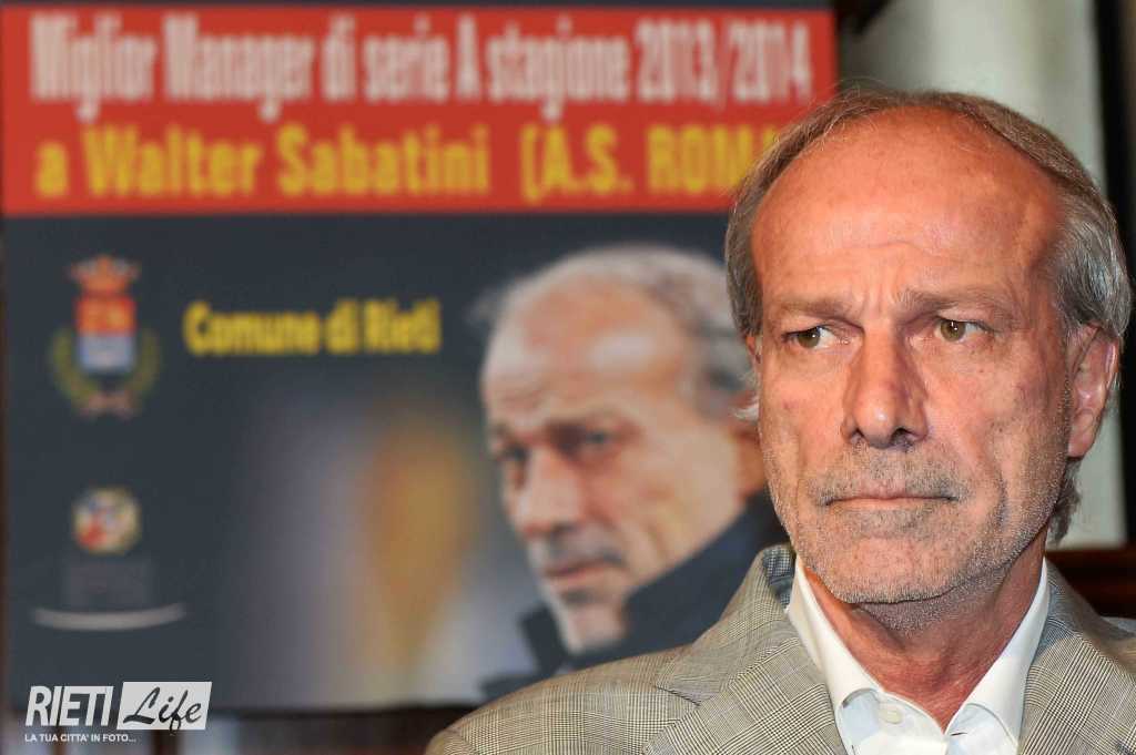 WALTER SABATINI A RIETI: "QUESTO PREMIO È DEDICATO A CHI LAVORA CON ...