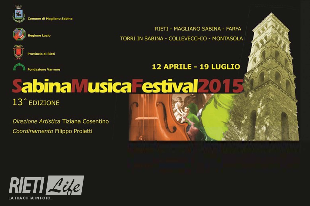 SABINA MUSIC FESTIVAL: A RIETI E PROVINCIA CONCERTI FINO A LUGLIO ...