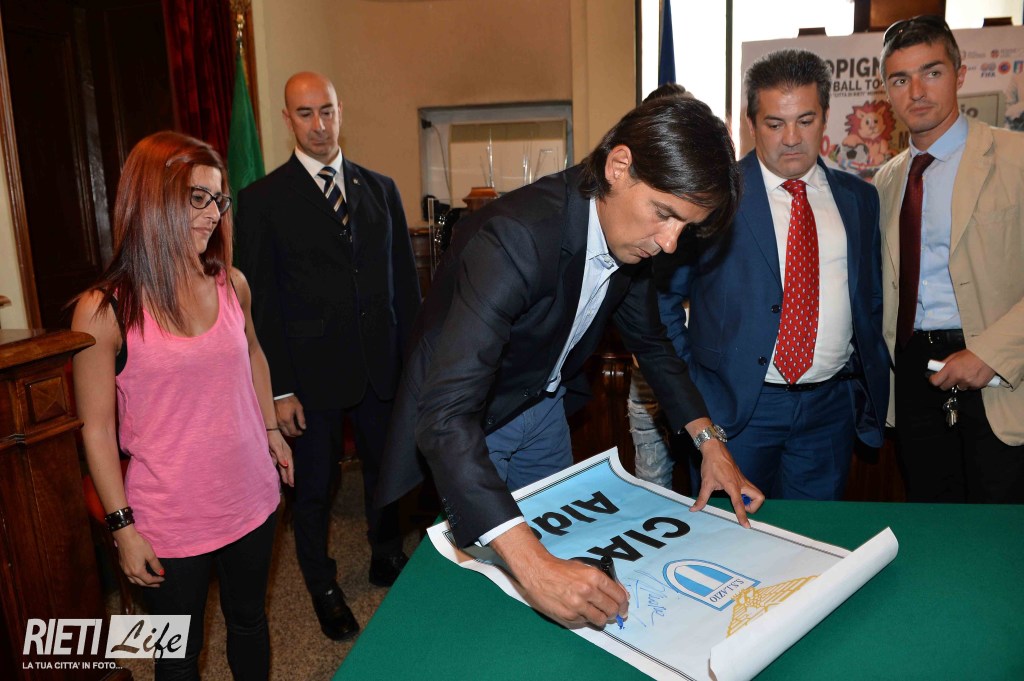 "CIAO ALDO", SIMONE INZAGHI OMAGGIA ALDO MELCHIORRI / FOTO - Rieti Life