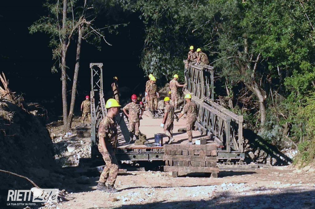 Inaugurato il Ponte Rosa tra Retrosi e Amatrice - Rieti Life