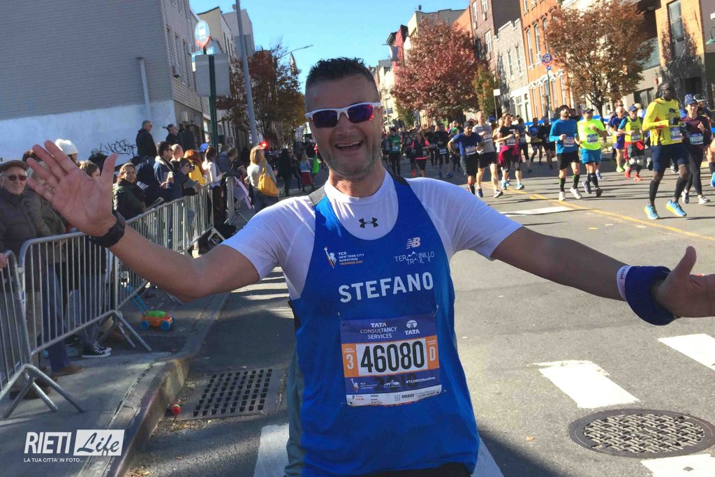 Stefano Pietraforte, un reatino tra i 60mila della maratona di New York ...