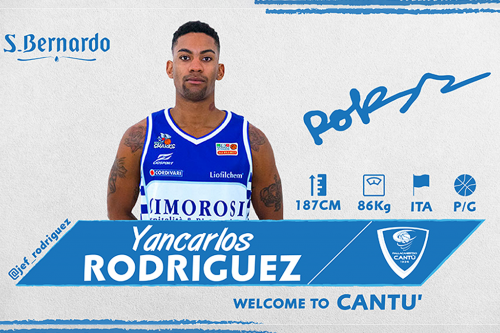 Yancarlos, un reatino in Serie A: l'ha ingaggiato Cantù - Rieti Life