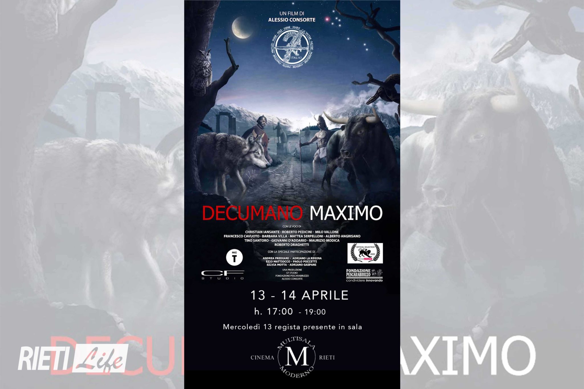 Al Moderno il 13-14 aprile la presentazione di "Decumano Maximo" il ...