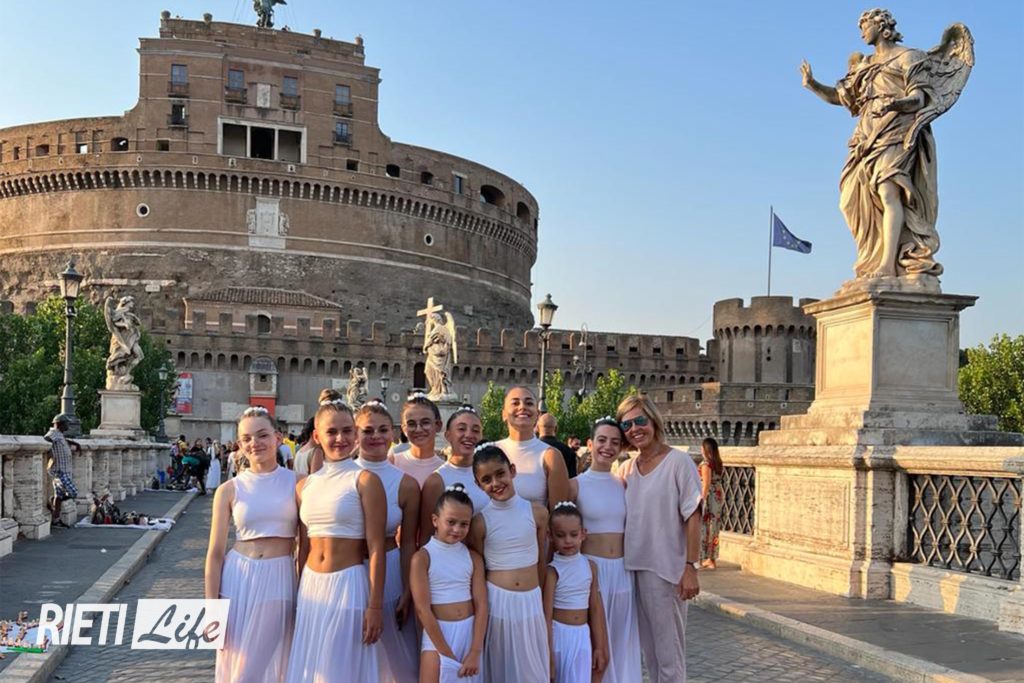 Eos Ritmica a Castel Sant'Angelo per la manifestazione Coni - Rieti Life