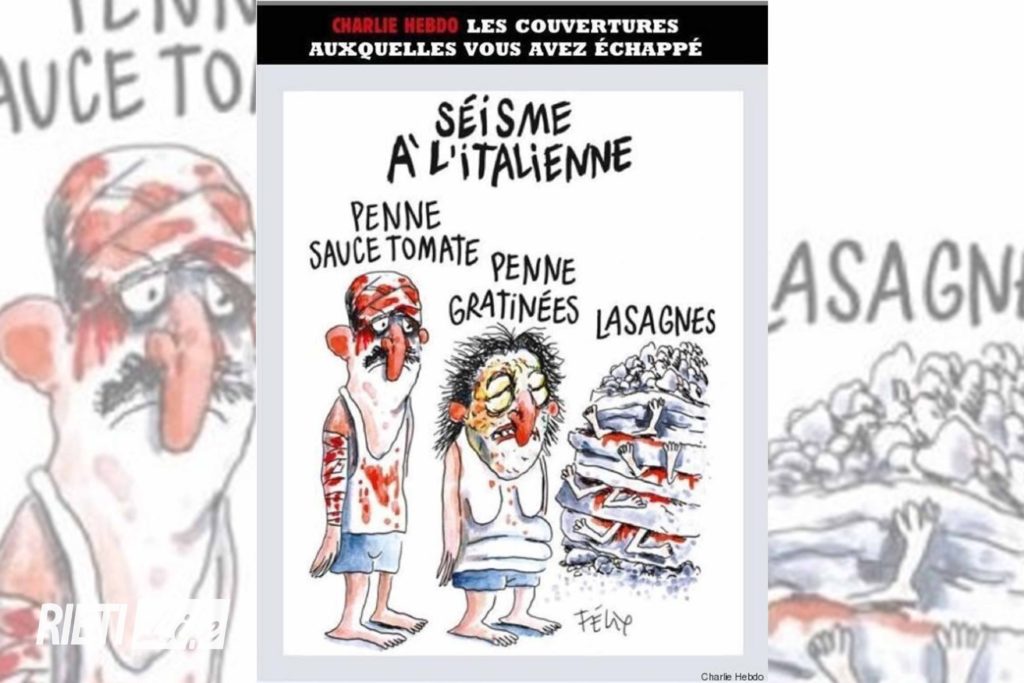Amatrice: "Le vignette di Charlie Hebdo non sono offensive per la ...
