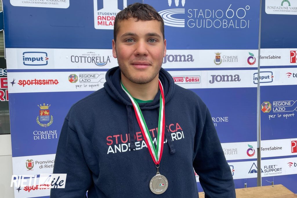 Campionati lanci lunghi al Guidobaldi: Lorenzo Mattei d'argento nel ...