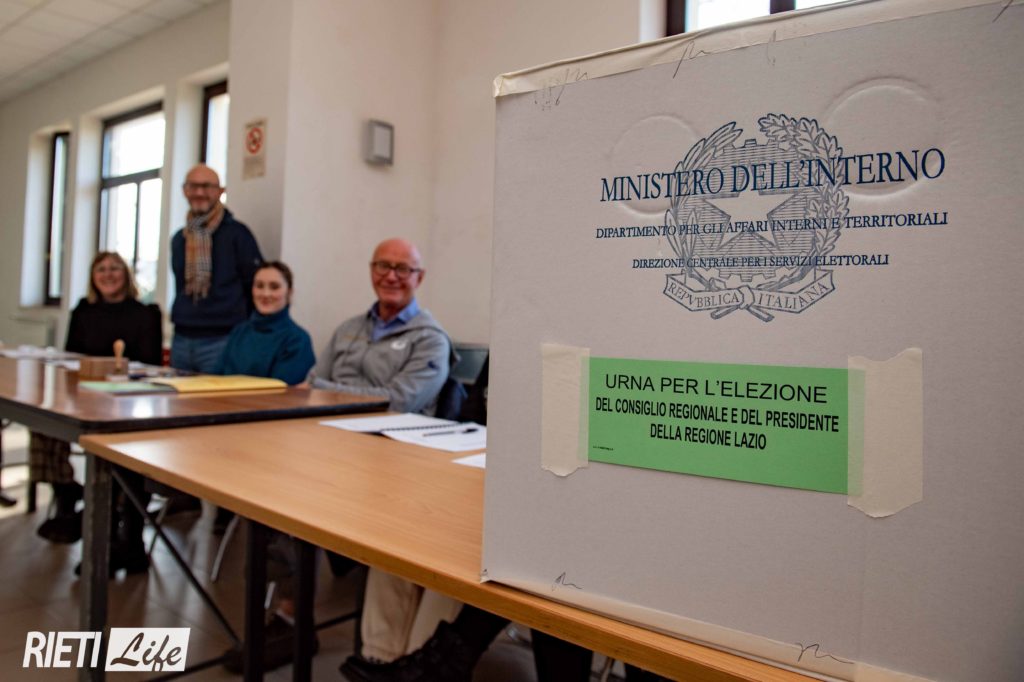 Regionali Ha Votato Il 30 Dei Reatini Domani Urne Aperte Dalle 7