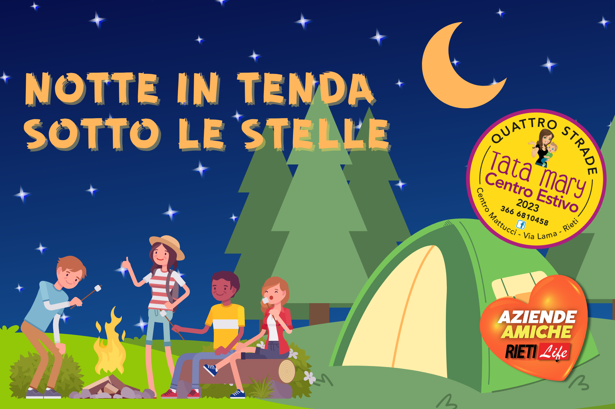 Una notte sotto le stelle con Tata Mary: TUTTE LE INFO - Rieti Life
