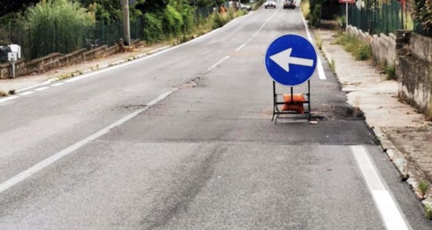 "Canetra, da mesi la strada è così" - Rieti Life