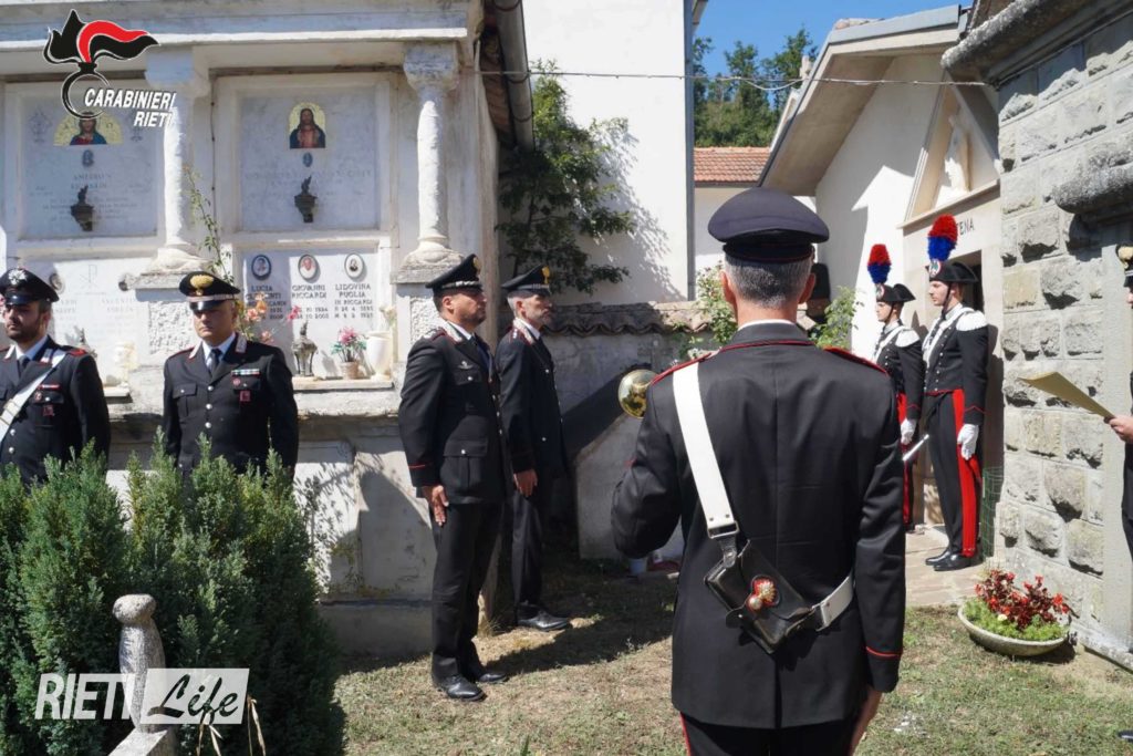 I Carabinieri ricordano il vice brigadiere Gerardo Catena - Rieti Life