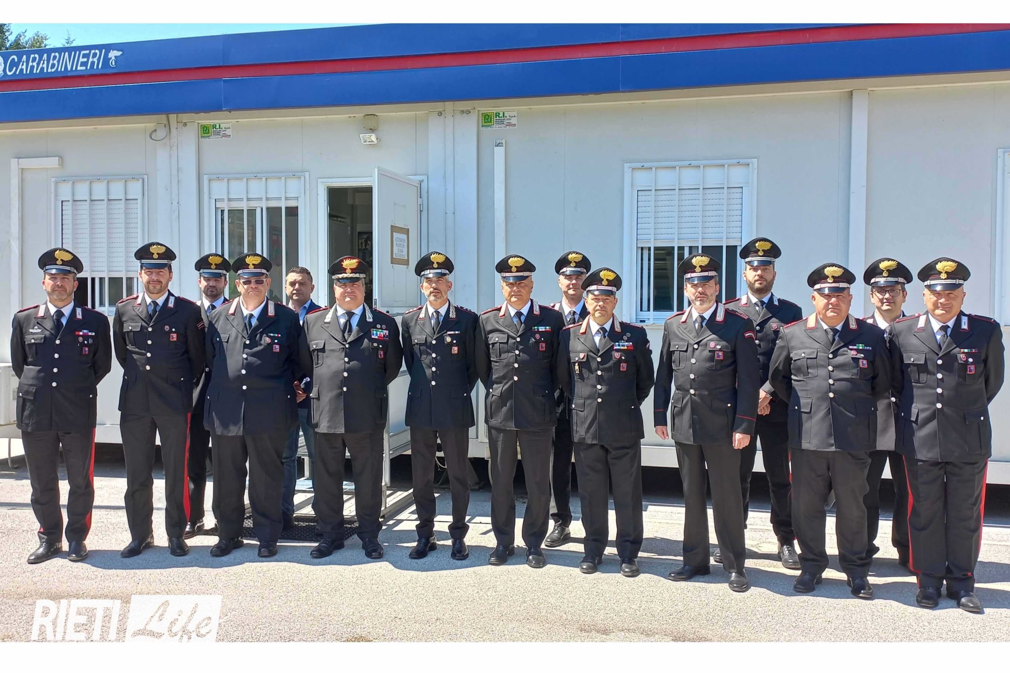 Il Comandante Bruno Bellini saluta la Compagnia di Cittaducale - Rieti Life