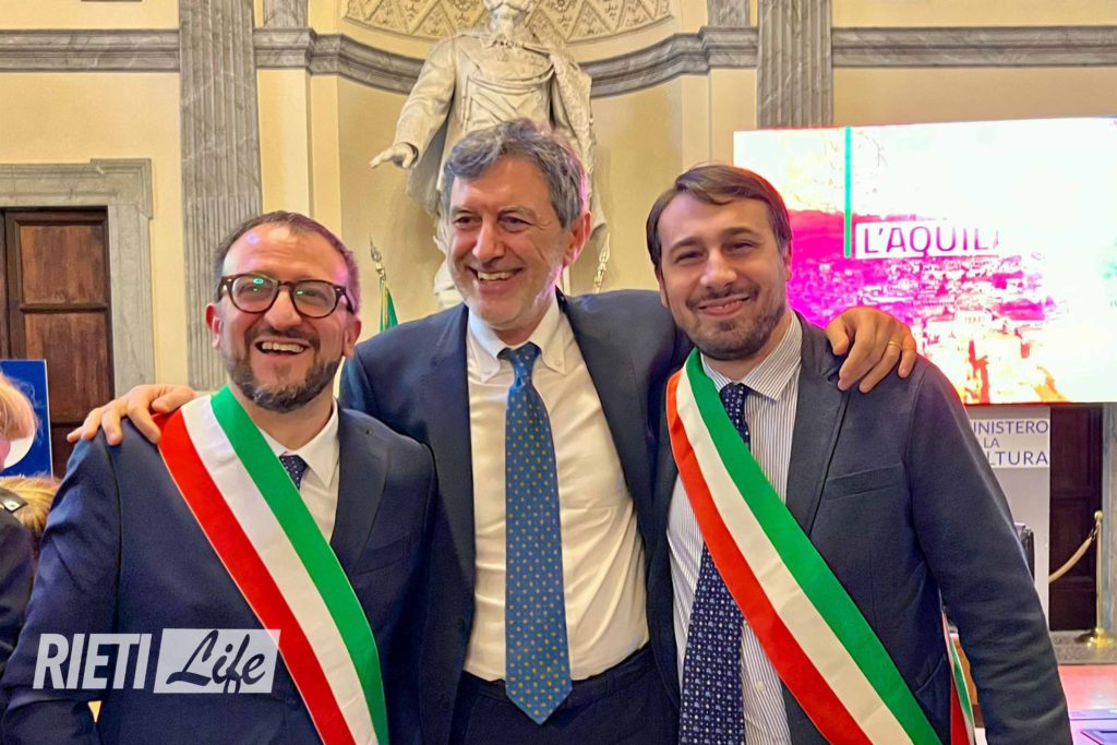 Sinibaldi, Rosati e Carrozzoni: "Città della Cultura a L'Aquila e Rieti ...