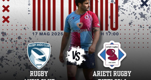 Arieti Rugby, trasferta ad Anzio nella terzultima del pool promozione ...