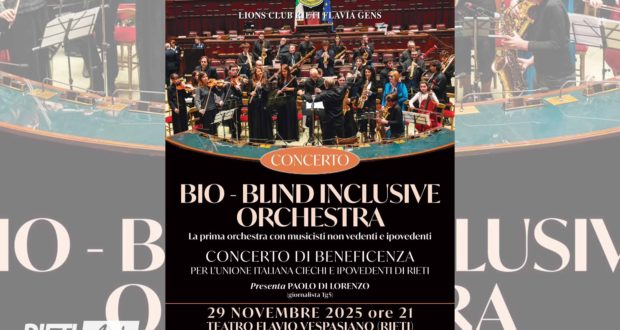 "La musica che unisce": a Rieti il concerto inclusivo della Blind ...